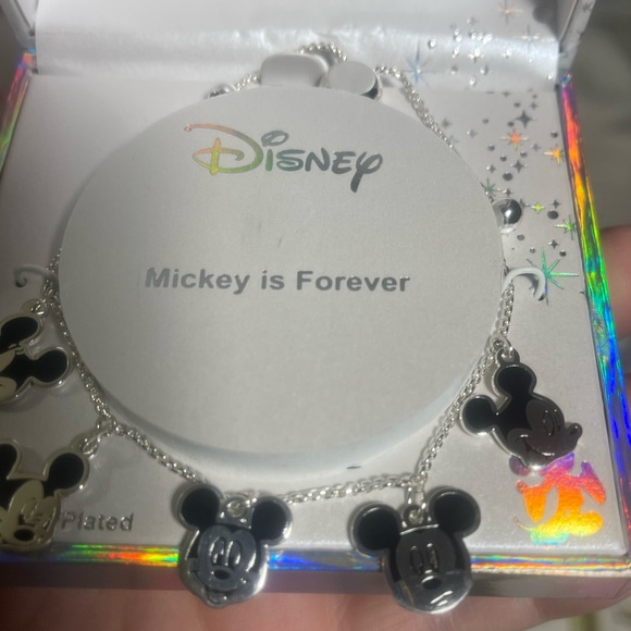 Disney | Jewelry | Disney Mickey Mouse Silver Bracelet | Poshmark